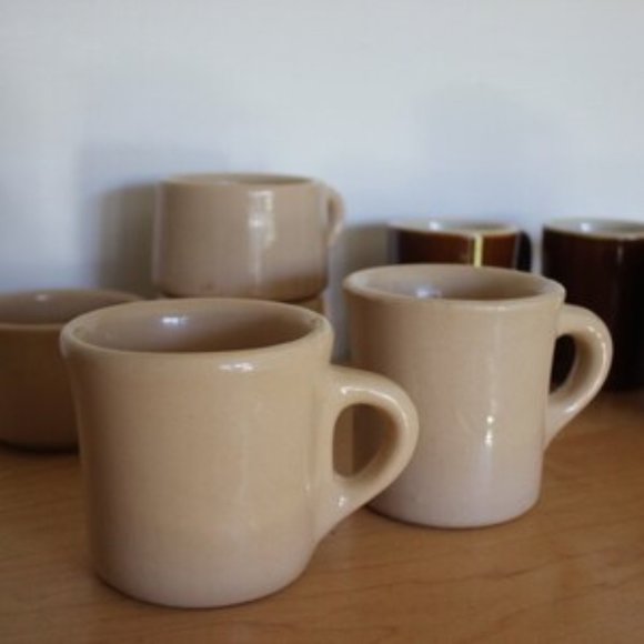 Restaurant Ware | Dining | Vintage Heavy Diner Cups Restaurant Ware ...